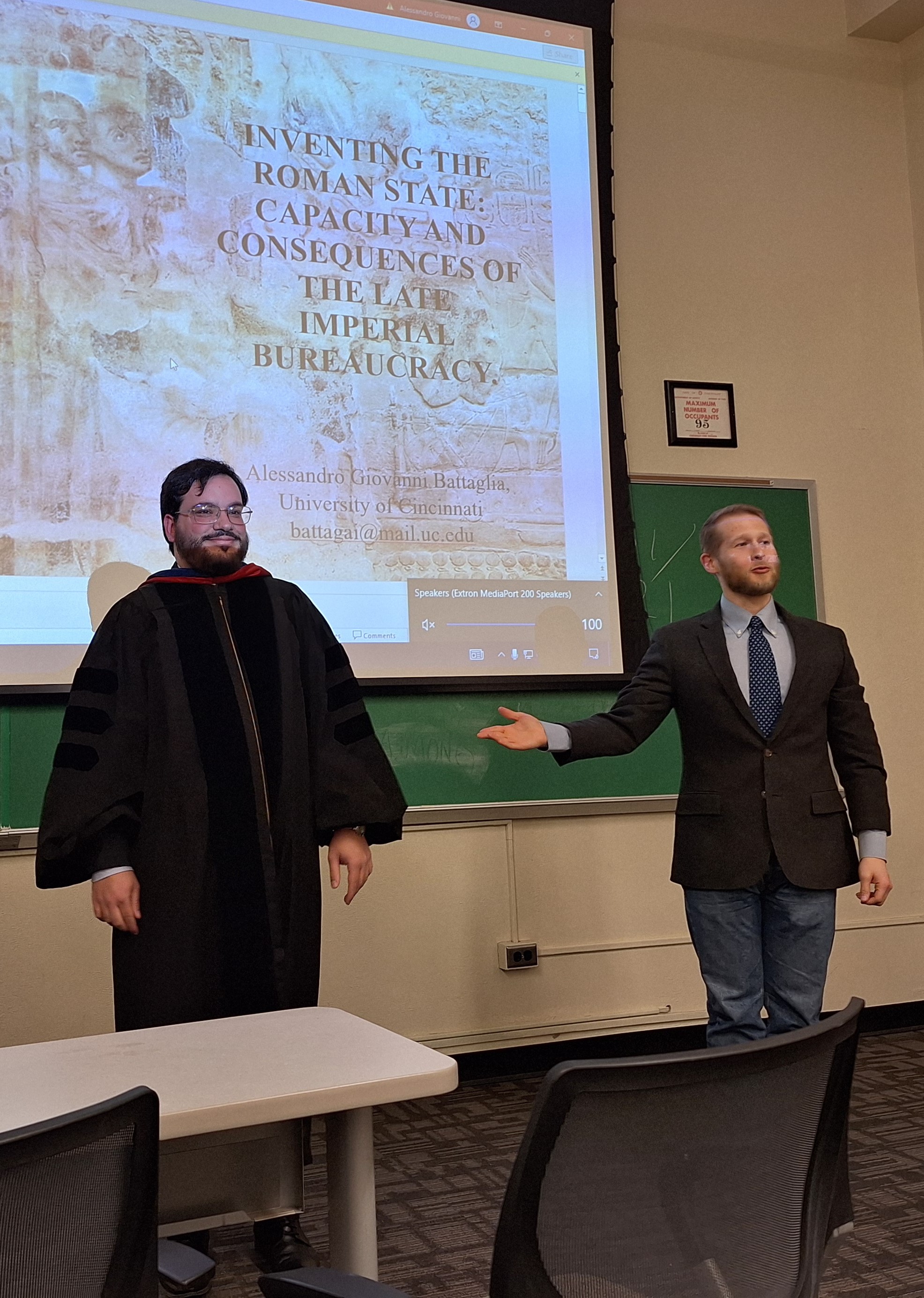 Congratulations to Dr. Alessandro Battaglia!